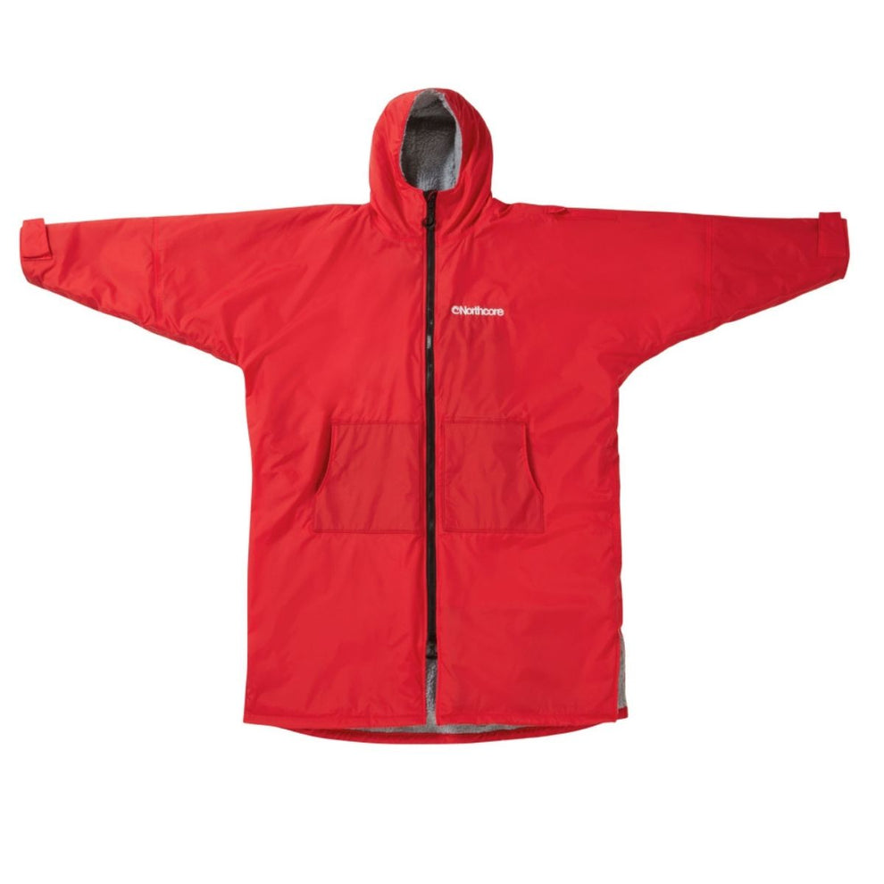 Northcore Beach Basha Sport Changing Robe - Red